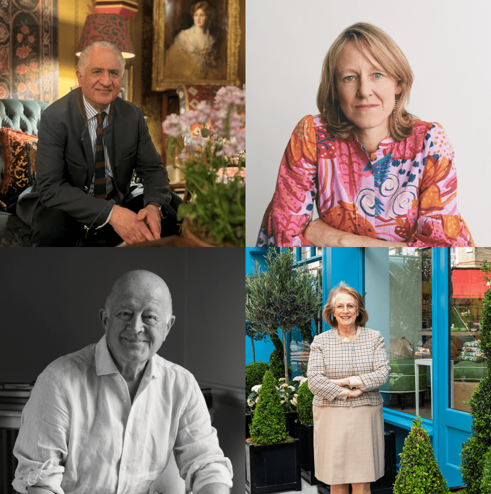 Nina Campbell OBE, Veere Grenney and Alidad with Hatta Byng | Nevill ...